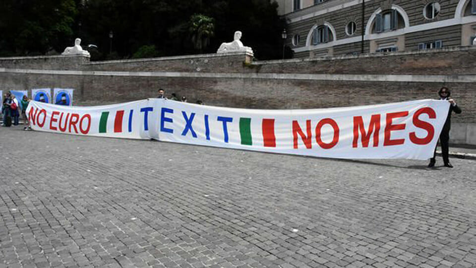 "Italexit": Anti-EU/government protests erupt in 70 Italian cities - Gript