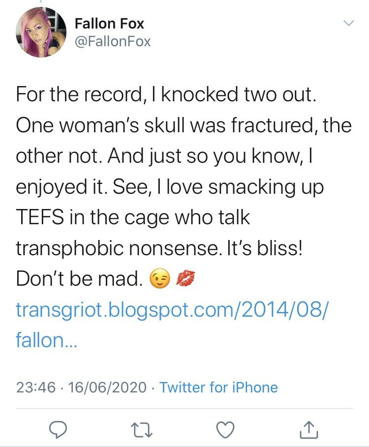 World’s first Transgender MMA Fighter – Fracturing the skull of the ...