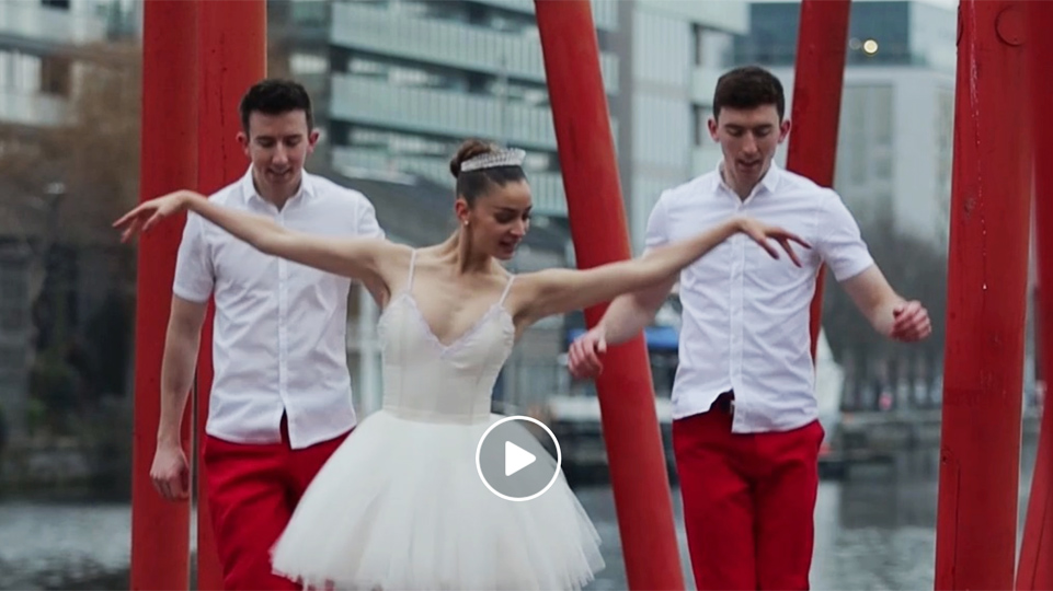 Irish dancing brothers team with ballerina for viral hit - Gript
