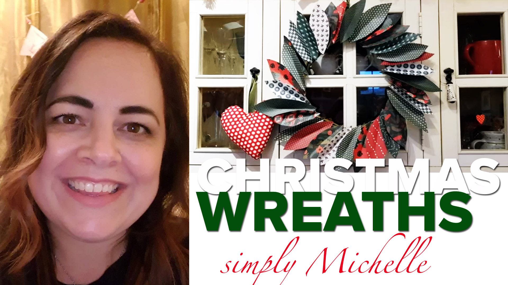 WATCH Michelle make beautiful craft Christmas wreaths - Gript