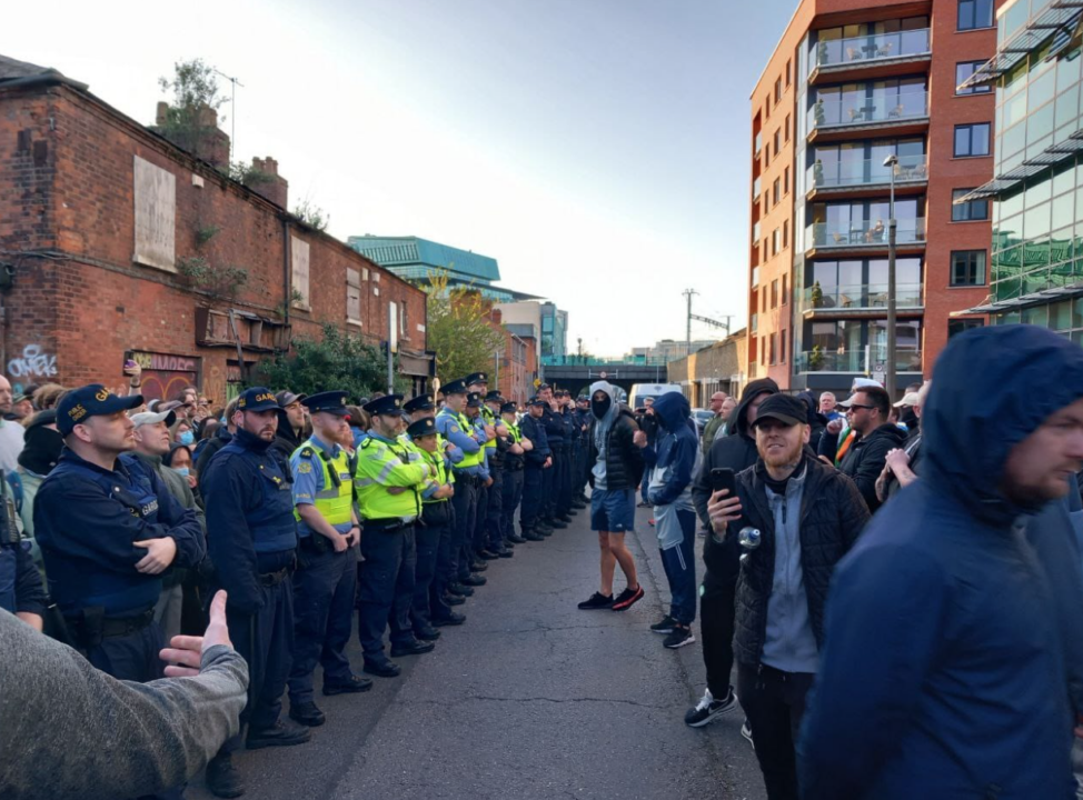 Watch: Heated scenes as hundreds attend protest at asylum seeker ...