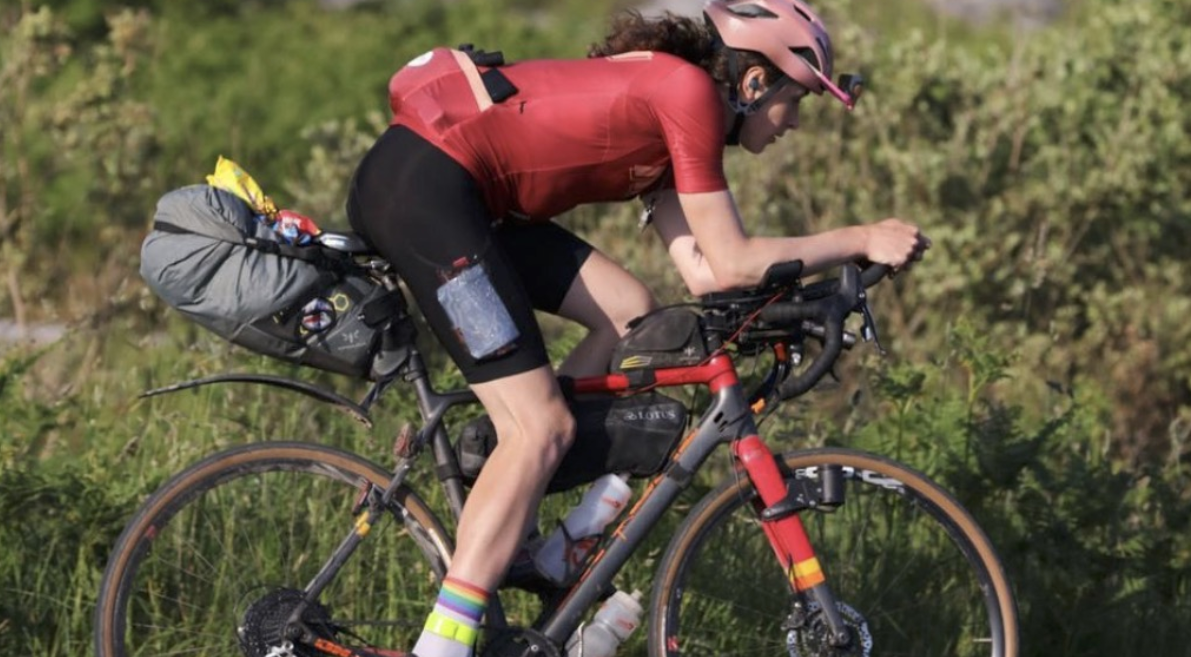 Biological Male athlete about 362km ahead of next female cyclist in ...