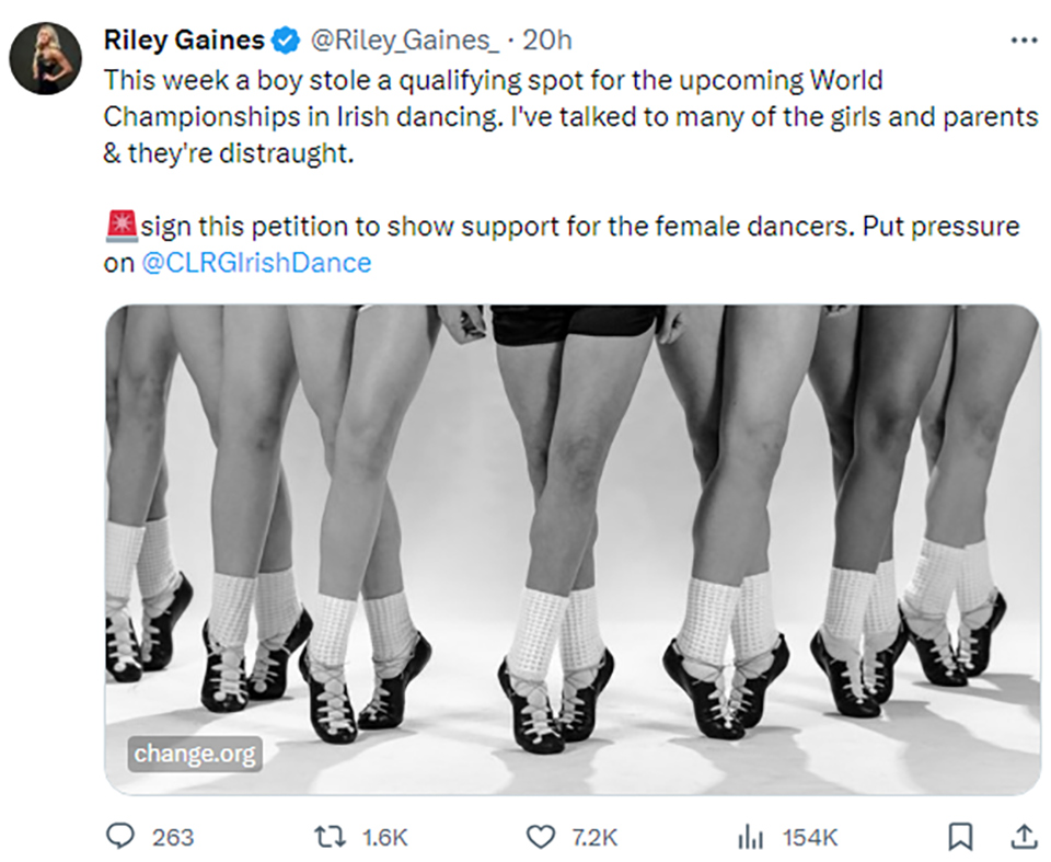 Irish dancing world shook by controversy over male competitor in girl's ...