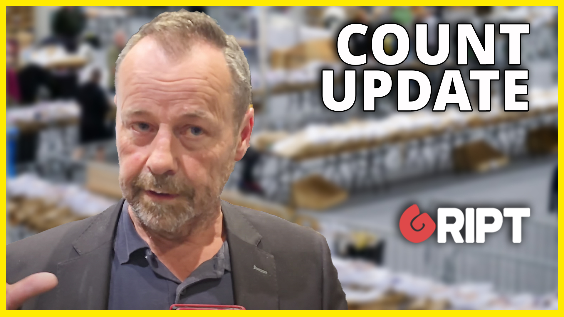 Gript's Dr. MATT TREACY, at the count in the RDS - Gript