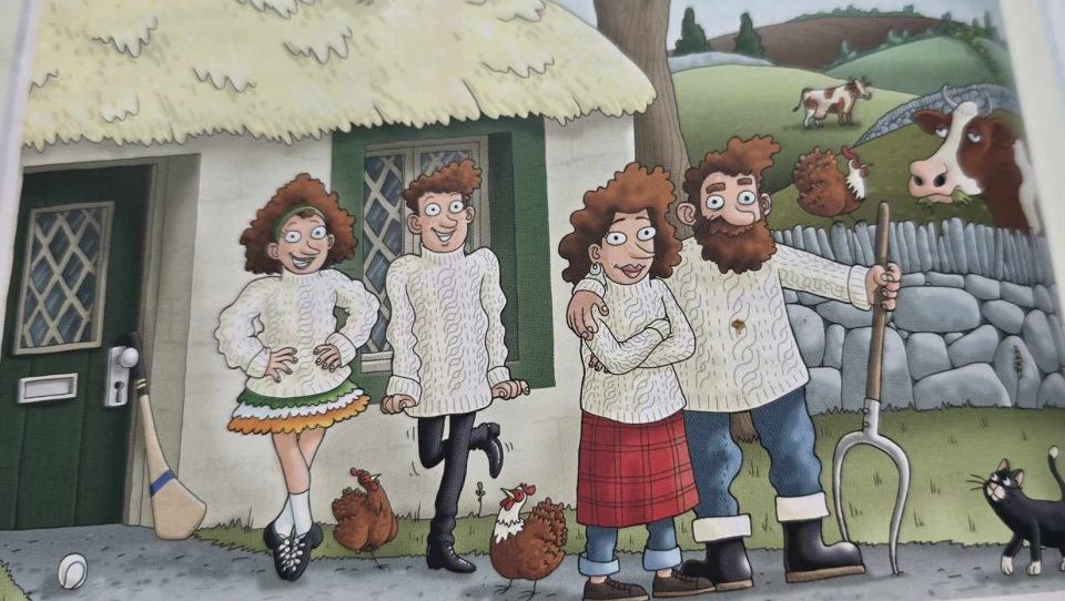 Outrage over vile portrayal of Irish family in SPHE schoolbook - Gript