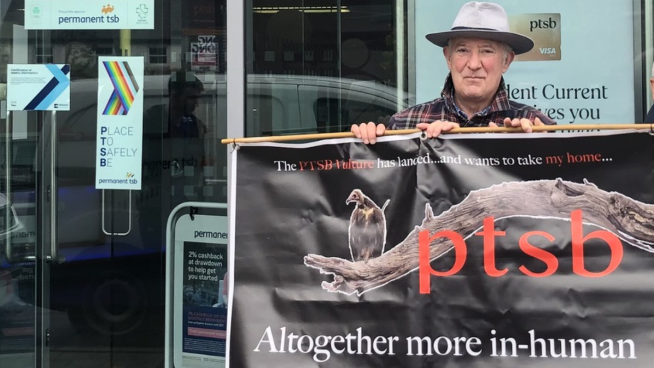 Offaly man (75) due to have home repossessed to protest outside PTSB in ...