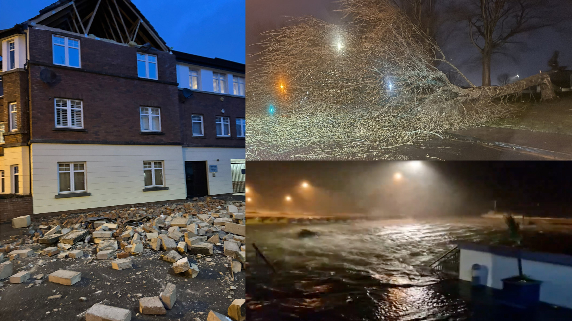 WATCH: Gusts of 183 km/h as Storm Éowyn leaves 715,000 without power ...