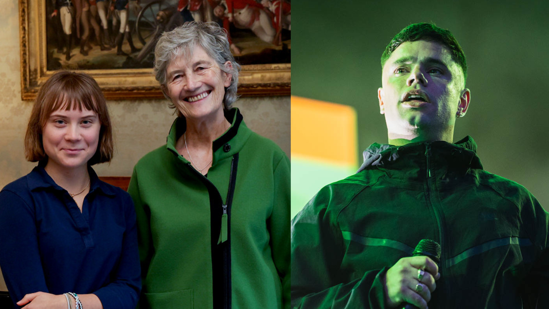 Connolly greets Thunberg, Kneecap member in Phoenix Park - Gript