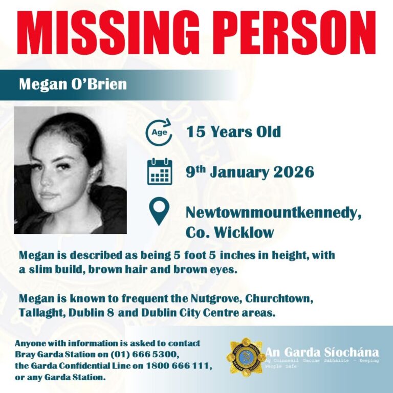 Appeal for 15-year-old girl missing since Friday - Gript